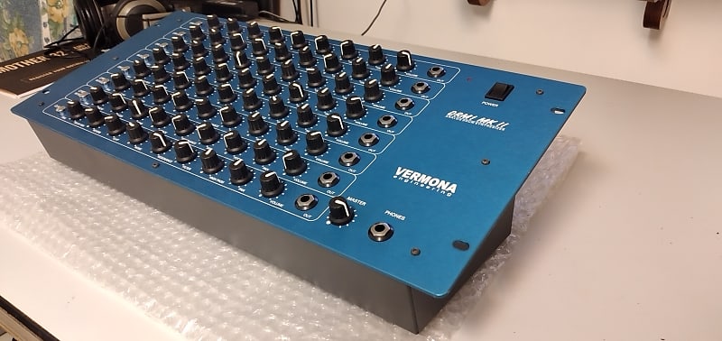 Vermona DRM1 MKII Analog Drum Machine BLUE Rare W/ CV Trigger | Reverb