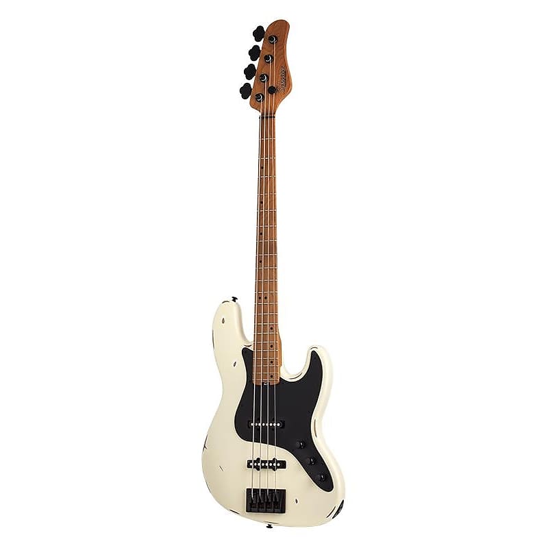 SCHECTER - BASSE J-4 SIXX IVORY | Reverb
