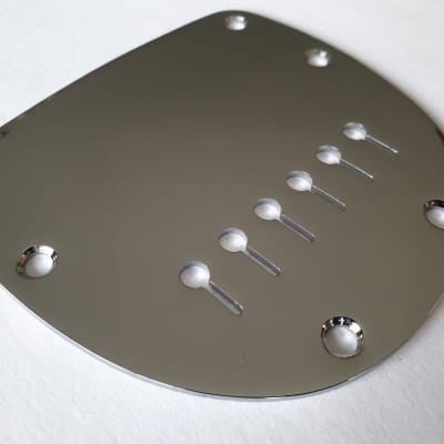 Jazzmaster / Jaguar hardtail bridge conversion plate chrome | Reverb