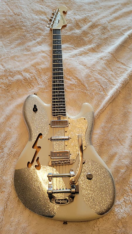 Tone Smith 316 Pearl white sparkle, Hand built in USA by | Reverb