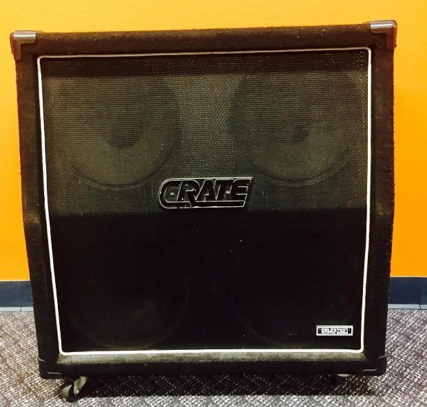 Crate GS412SS Cabinet w/ Celestion Speakers Black | Reverb