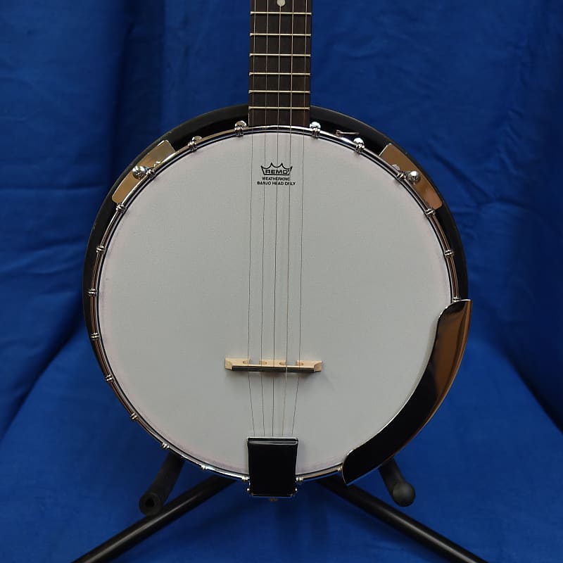 Ozark 5 String Banjo Left Handed and Padded Cover | Reverb