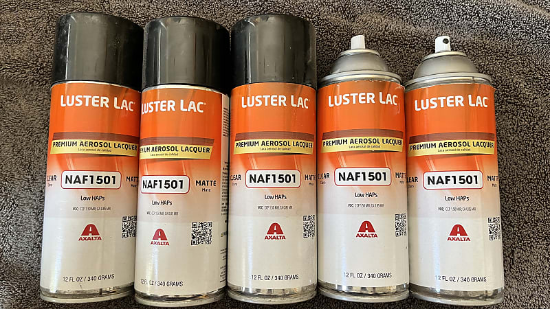 LUSTER LAC NAF1501 - CLEAR NITRO MATTE LOW HAPS 2019 CLEAR | Reverb