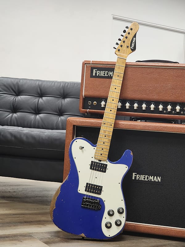 Friedman Guitar VINTAGE T 2023 - COBRA BLUE METALLIC, MEDIUM | Reverb