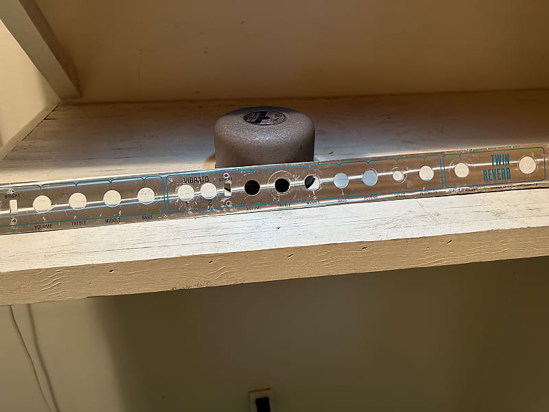 Fender Twin Reverb MV 1970’s - Silver face Faceplate | Reverb