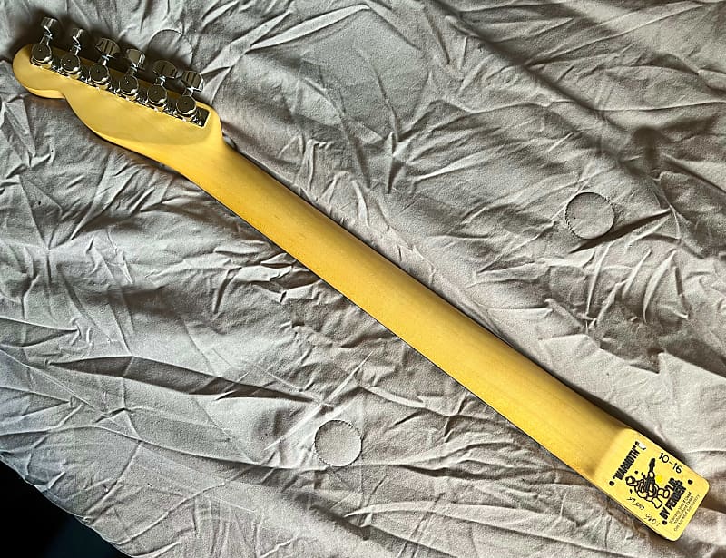 Warmoth Telecaster Neck + Hipshot staggered locking tuners | Reverb UK