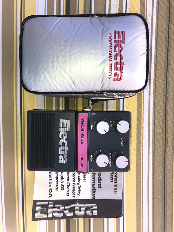 Electra Metal Max 608 HM 1980'S JAPAN - Charcoal Grey / Pink | Reverb
