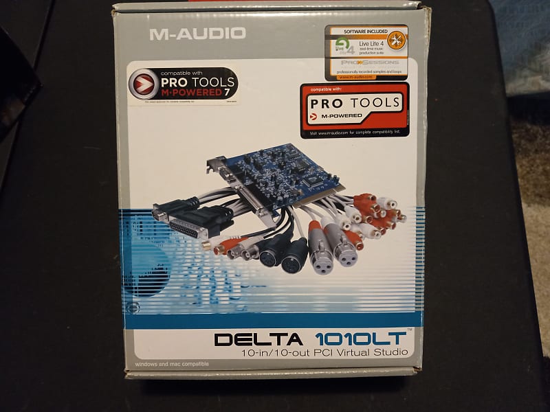M-Audio Delta 1010LT 2016 (8 Track DAW) + MIDI + Time code | Reverb