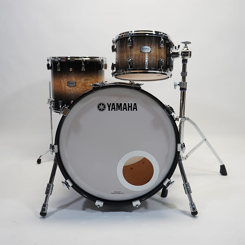 Yamaha 3 Piece PHX Textured Black Sunburst Drum Kit - | Reverb