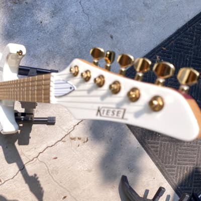 2010s Kiesel Delos 6 USA Custom Shop "Marilyn" - White with | Reverb