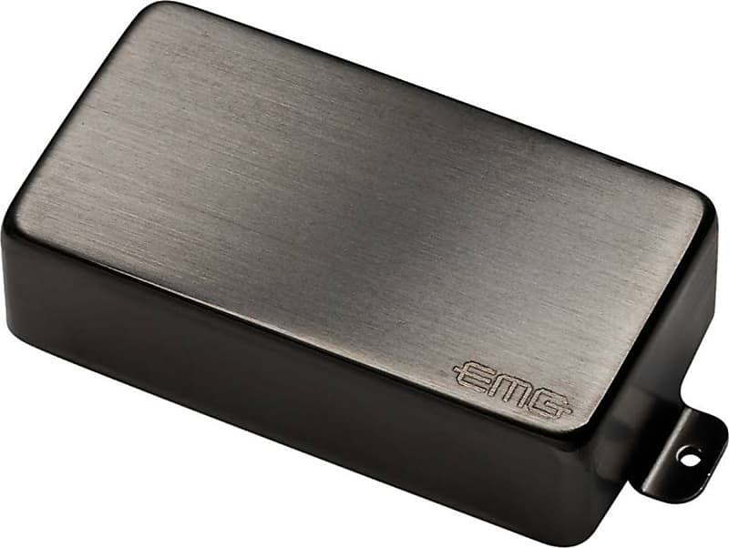 EMG 60 Active Humbucker Bridge Pickup, Brushed Black Chrome | Reverb