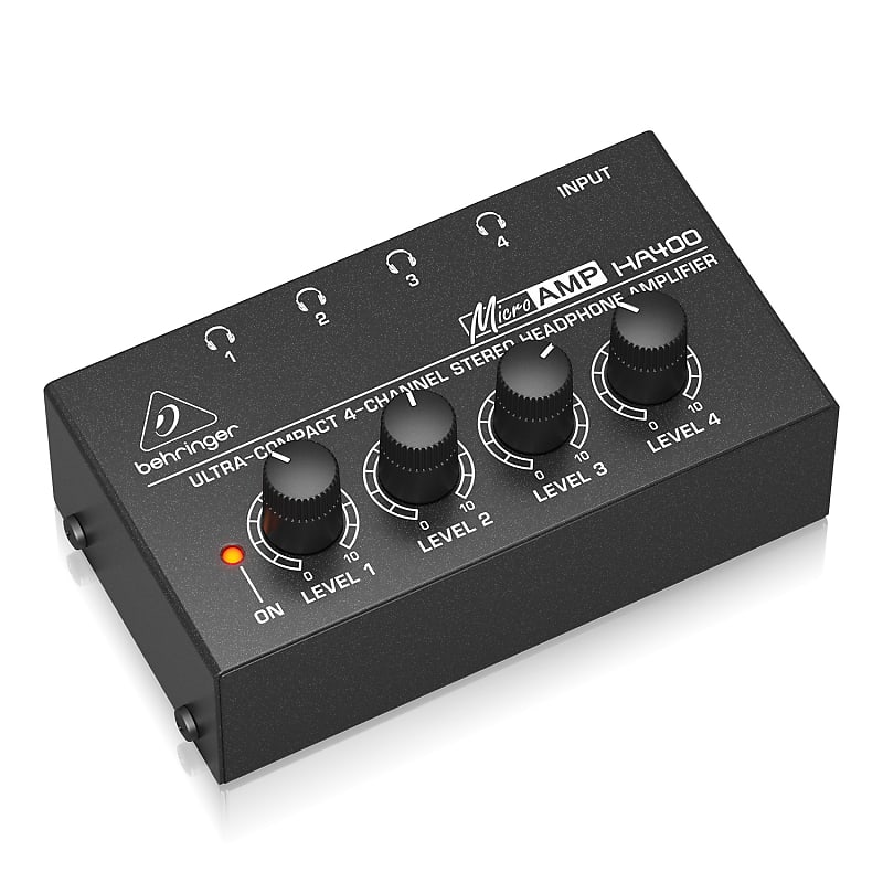Behringer HA400 Ultra Compact 4-Channel Headphone Amplifier - | Reverb