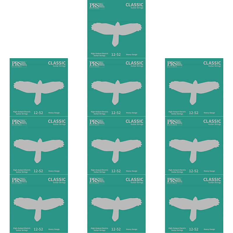 PRS Classic Electric Guitar Strings - .012-.052 Heavy 10-pack | Reverb