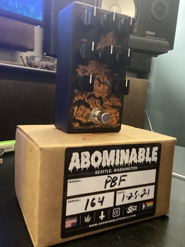 Abominable Electronics Evil Ned 2021 - Black/Orange | Reverb