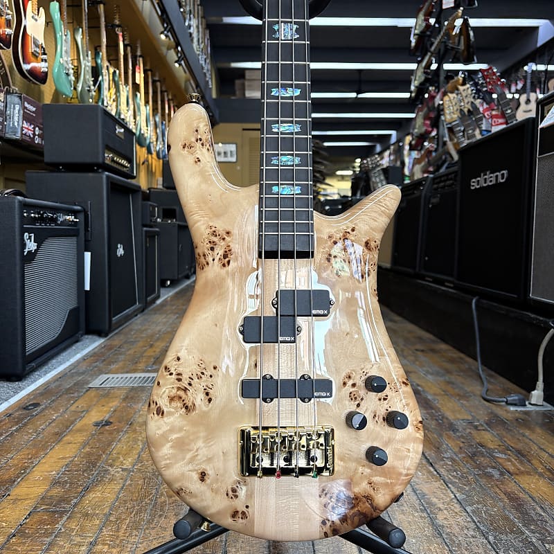 Spector Euro 4 CST Electric Bass Guitar Natural w/Padded Gig | Reverb