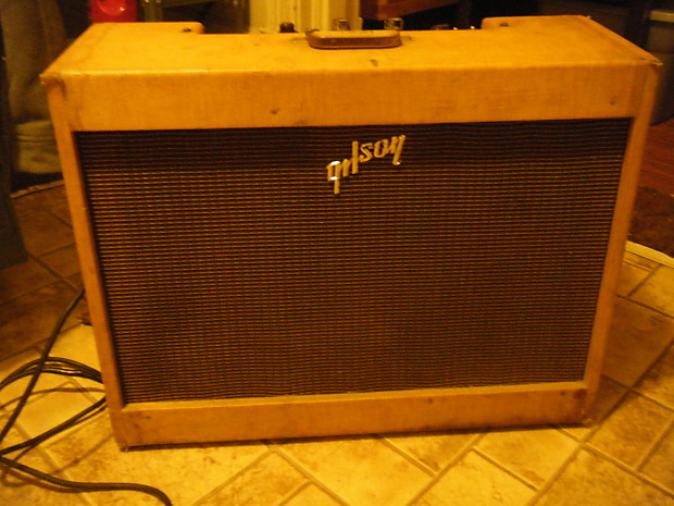 Gibson GA 83-S 1960 Tweed stereo vibe amp | Reverb