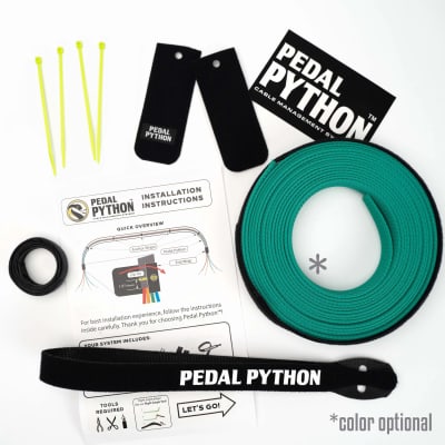 Pedal Python™ 15ft Pedalboard Snake Cable Management System | Reverb