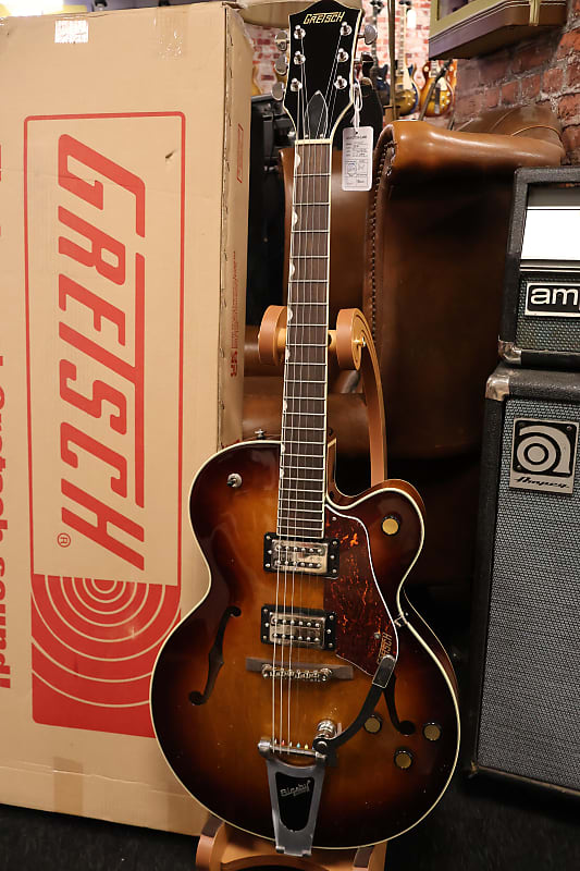 Grestch G2420T Streamliner Hollow Body with Bigsby Havana | Reverb