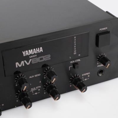 Yamaha MV802 8-Channel Rackmount Line Mixer #54284 | Reverb