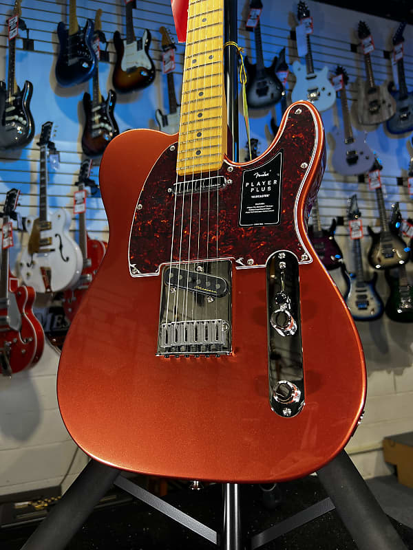 Fender Player Plus Telecaster - Aged Candy Apple Red with | Reverb