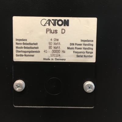Canton Plus D Audiophile Bookshelf Speakers | Reverb