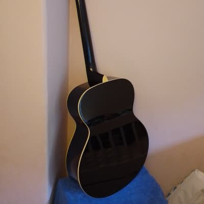 Brunswick BF200 Grand Auditorium Acoustic Guitar in Black | Reverb