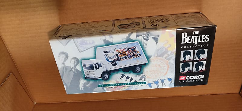 Beatles die-cast toy Corgi AEC Lorry with Billboards | Reverb UK