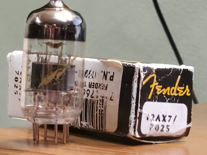 7025/12AX7 NOS/NIB Sovtek labeled "Fender" Strong/Balanced | Reverb