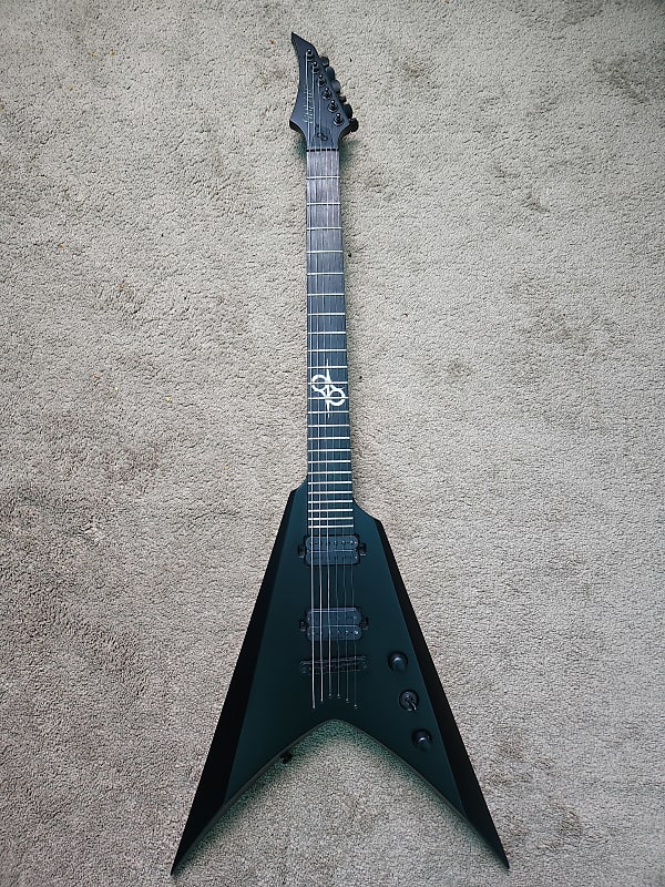 Solar Guitars V2.6C 2021 Carbon Black Matte | Reverb