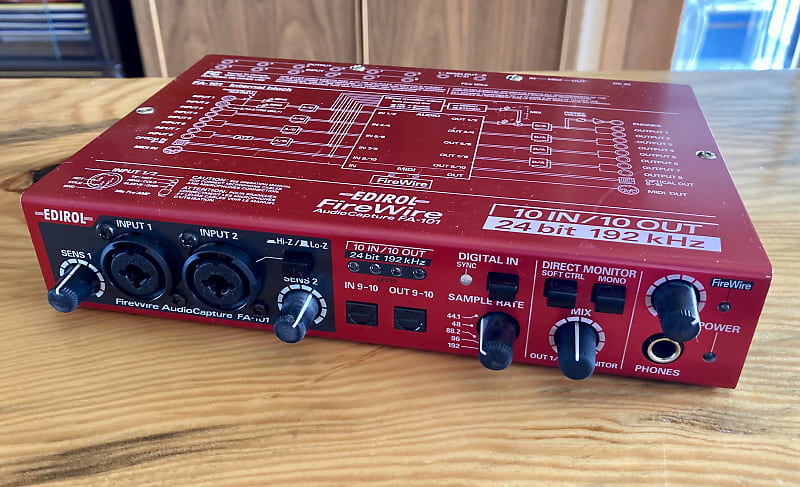 Roland/Edirol FA-101 - 10 in 10 out Firewire Interface | Reverb