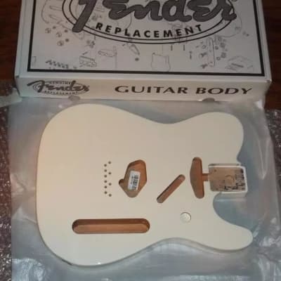 Fender Blacktop Telecaster LOADED Body HH Silver Tele MIM | Reverb