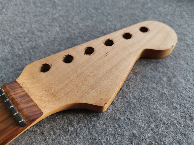 Warmoth Stratocaster Neck Flamed Maple | Reverb