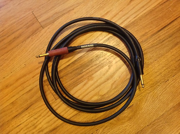 Mogami Gold 12' NO POP 3302 guitar cable Neutrik straight | Reverb