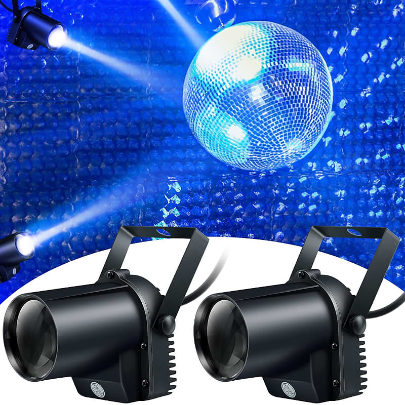 2Pack X 3W Disco Mirror Ball Spotlight Led Stage Spot Light | Reverb