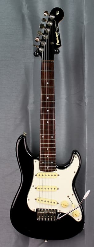 Fernandes Mini-Stratocaster MST-ALLBK 1990's - | Reverb Australia