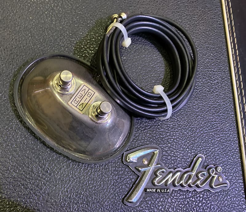 1960’s Fender reverb/ tremolo foot switch | Reverb