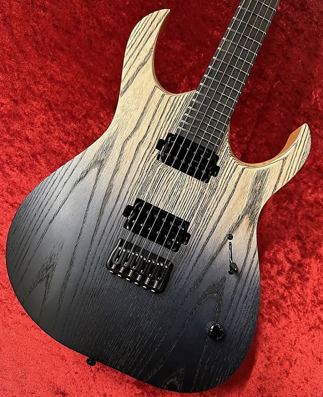 Mayones Duvell Elite Gothic 6 -Transparent Dirty Ash Black | Reverb