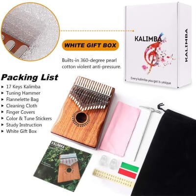 Kalimba Full Kit Bundle With Accessories & Gig Bag | Reverb