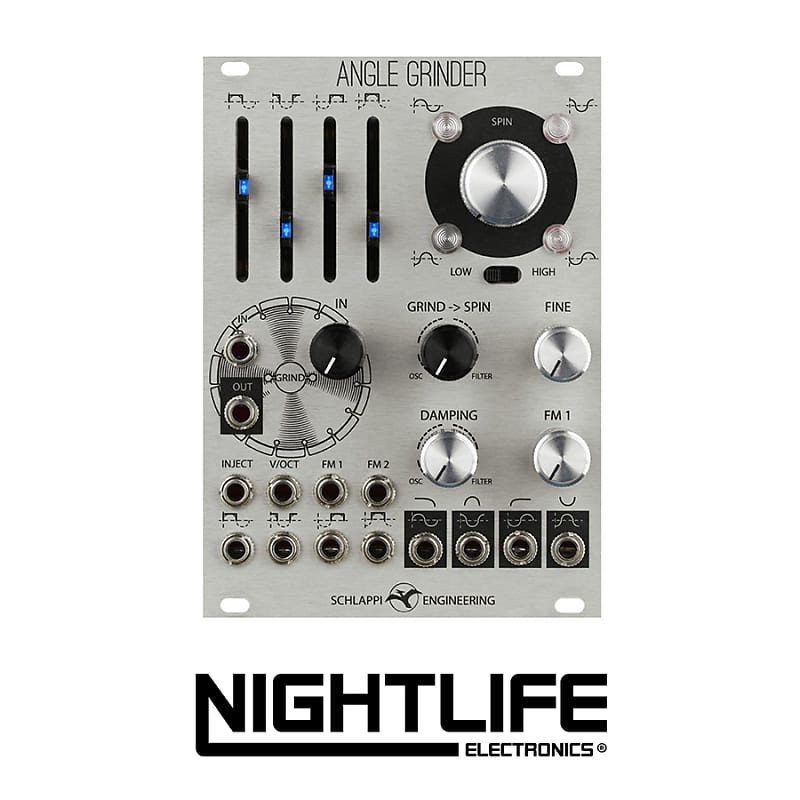 Schlappi Engineering Angle Grinder Silver | Reverb