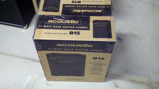 Acoustic B15 2014 Black bass amplifier | Reverb