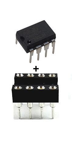 Burr Brown OPA2137P OPA2137 + Sockets - Dual FET Operational | Reverb