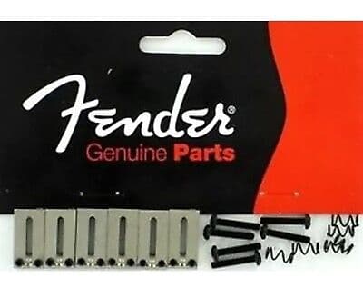 Fender American Standard Stratocaster/Telecaster Saddles (6) | Reverb