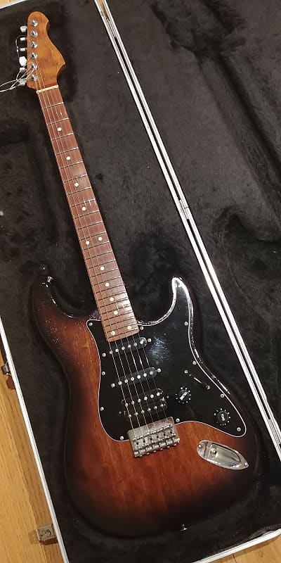 Warmoth 7/8 strat 2012 Sunburst | Reverb