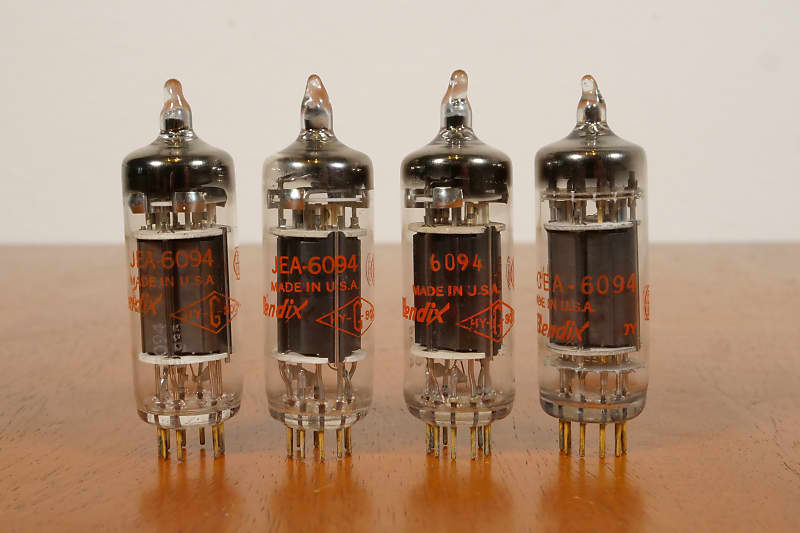 "Quad" of Bendix 6094 Power Tubes - Tested Strong NOS/ANOS | Reverb