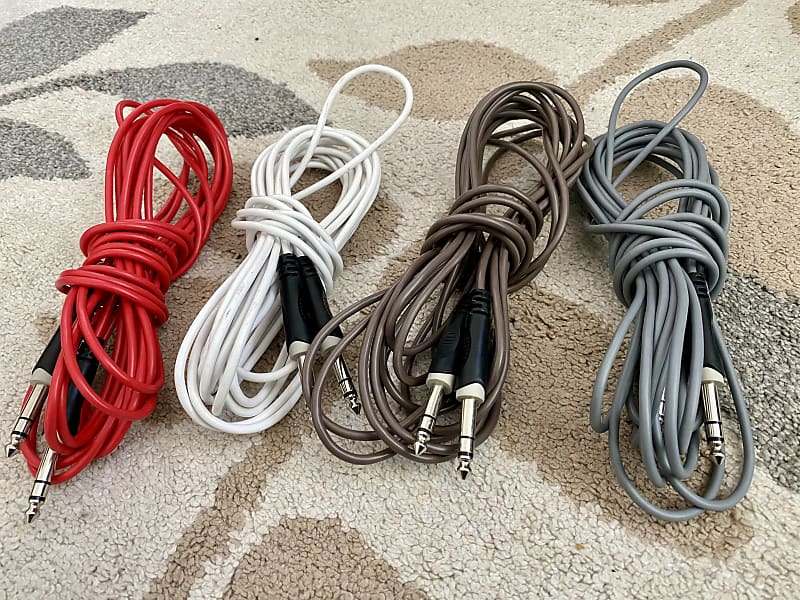 10ft TRS balanced Cables | Reverb