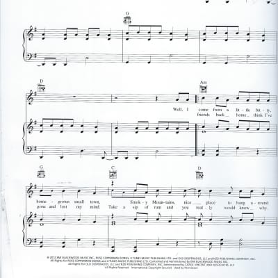 Kenny Chesney Save It for a Rainy Day Sheet Music | Reverb