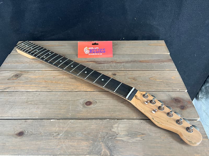 Real Life Relics Loaded Tele® Style Neck Aged Maple RLR-TLMR | Reverb