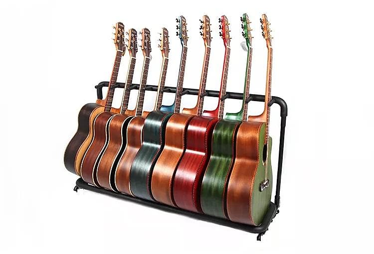 Bike Rack Style Guitar Stand for 9 Guitars | Reverb