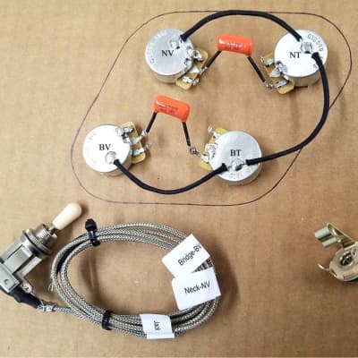 Epiphone Mini ProBucker Pickups with Wiring Harness Fit Les | Reverb