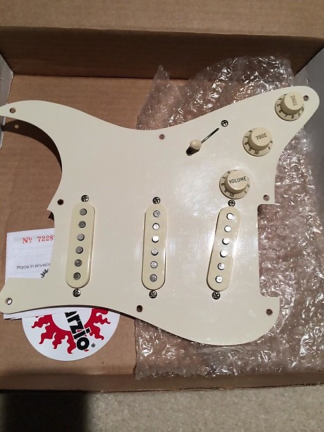 Fender Eric Johnson Strat Loaded Pickguard 2006 Aged White | Reverb